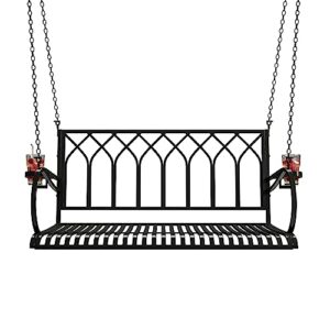 live casual heavy duty 800 lb canterbury metal porch swing