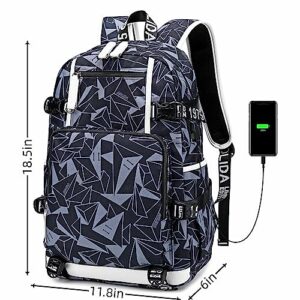 Basketball Player Star J-ordan Multifunction Backpack Travel Student Backpack Fans Bookbag Suitable for men and women (A3)