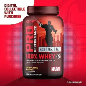 GNC Pro Performance 100% Whey - Marvel: High-Flying S'Mores - 25 Servings