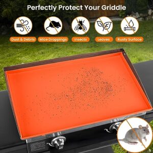 Blackstone Silicone Griddle Mat Cover for 22 Inch Blackstone Griddle,Heavy Duty Food Grade Silicone Griddle Top Cover,Upgraded Full Fit Griddle Mat Surface Protective Outdoor from Insects Rust Debris