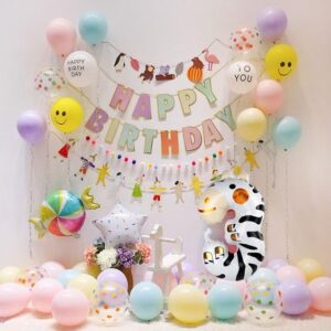 40 inch Number Balloons, Cartoon Zebra Balloon, Number 3 Balloon, Perfect Large Balloon for Fun 3rd 13 30 Birthday Decorations