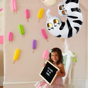 40 inch Number Balloons, Cartoon Zebra Balloon, Number 3 Balloon, Perfect Large Balloon for Fun 3rd 13 30 Birthday Decorations