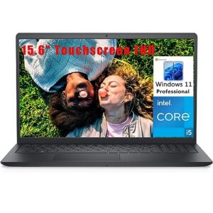 dell inspiron 15 3520 15.6" touchscreen fhd business laptop computer, intel quad-core i5-1135g7 (beat i7-1065g7), 16gb ddr4 ram, 1tb pcie ssd, 802.11ac wifi, bluetooth, carbon black, windows 11 pro