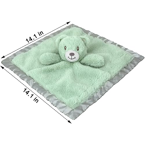 Silky Satin Baby Blanket+Bear Security Blanket for Girls Unique Tie Dye Minky Fabric with Soft Luxury Silk Silky Backing Toddlers Blanket for Sleeping Nursery Travel Decoration Purple 30 x 40 Inch