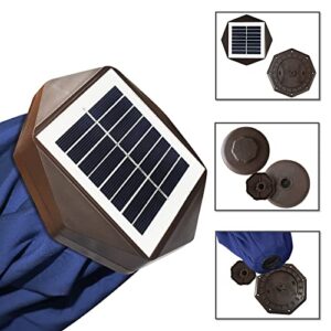 1 Set of Solar 9ft Sunumbrella Umbrella & Umbrella Cover