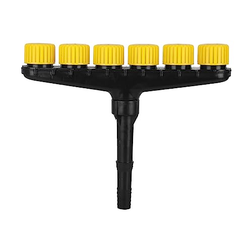 Multi Head Spray Nozzle for Watering Garden and Flowers Watering Can Indoor Plants 1 Gallon Long Spout (Yellow, One Size)