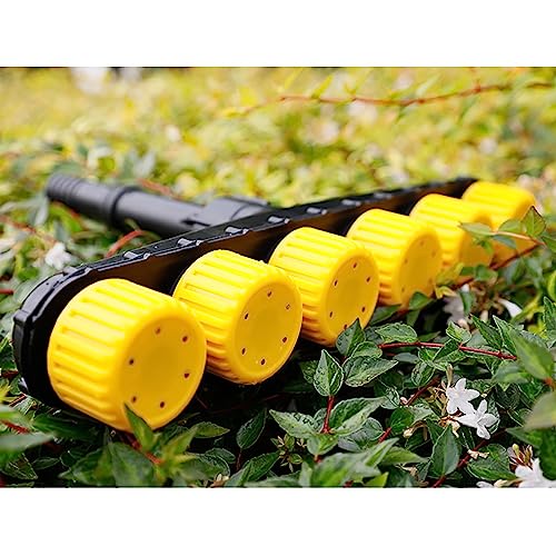 Multi Head Spray Nozzle for Watering Garden and Flowers Watering Can Indoor Plants 1 Gallon Long Spout (Yellow, One Size)