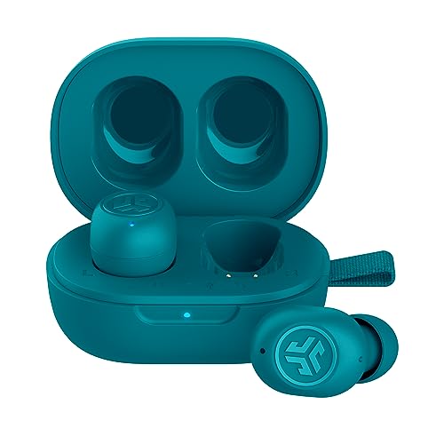 JLab JBuds Mini True Wireless Bluetooth Earbuds + Charging Case, Teal, IP55 Sweat and Dust Proof, Bluetooth Multipoint, Be Aware Audio, 3 EQ Sound Settings, Crystal Clear Calls