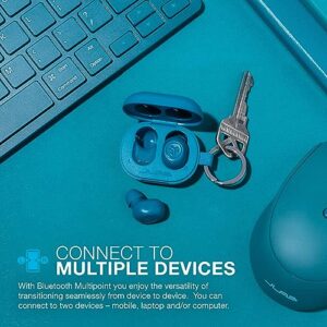 JLab JBuds Mini True Wireless Bluetooth Earbuds + Charging Case, Teal, IP55 Sweat and Dust Proof, Bluetooth Multipoint, Be Aware Audio, 3 EQ Sound Settings, Crystal Clear Calls