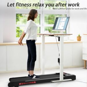 ACTWIND Walking Pad Under Desk Treadmill, Portable Walking Treadmills for Home, 2.25HP Electric Treadmill Walking Jogging Machine with Remote Control, 265 lbs Weight Capacity LED Display