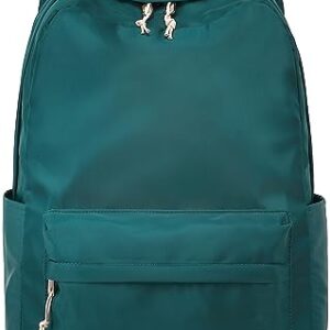 School Backpack for Teen Girls Women Laptop Backpack College Bookbags Middle School Travel Work Commuter Back Pack(Dark green)