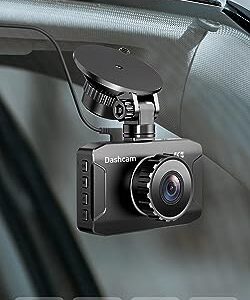 4K Dash Cam Front Built-in WiFi, WANLIPO Dash Camera for Cars with 3" IPS Screen, Car Camera with 64GB SD Card, 2160P Dashcam for Cars with App Control, G-Sensor, Loop Recording,24H Parking Monitor