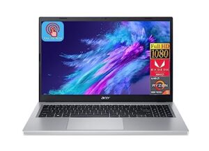 acer 2023 newest aspire 3 laptop, for business and school, 15.6" fhd touchscreen, amd ryzen 5 7520u processor(beats i7-1165g7), 16gb ddr5 ram, 512gb ssd, wi-fi 6, hd webcam, type-c, windows 11 home