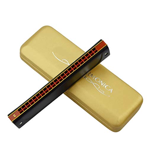 WAAZVXS T22K 22 Holes Harmonica Mouth Organ Harp Instrumentos ABS Comb Key C Professional Musical Instruments (Color : Key of Db)