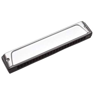 waazvxs tremolo harmonica key of c 24 holes harp phosphor bronze reeds abs comb musical instruments (color : key of db)