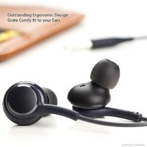 Headphones Galaxy Earbuds for Samsung usbc Earphones USB c with mic Type c Ear Buds Wired audiofonos S21 s20 fe Note 90 Plus s21+ Folding Z Wired Original Black