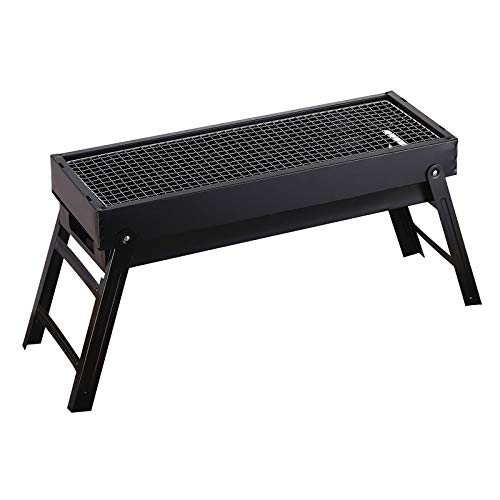 CZDYUF New Large BBQ Barbecue Grill Folding Portable Charcoal Outdoor Camping Picnic Burner Foldable Charcoal Camping Barbecue Oven