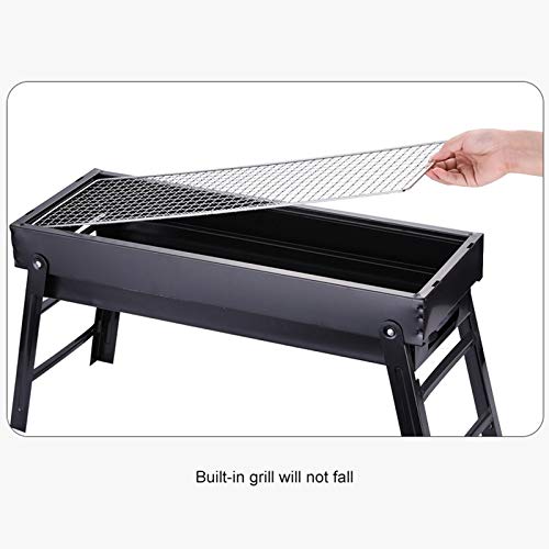 CZDYUF New Large BBQ Barbecue Grill Folding Portable Charcoal Outdoor Camping Picnic Burner Foldable Charcoal Camping Barbecue Oven