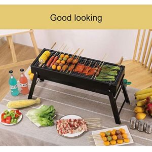 CZDYUF New Large BBQ Barbecue Grill Folding Portable Charcoal Outdoor Camping Picnic Burner Foldable Charcoal Camping Barbecue Oven