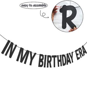 In My Birthday Era Banner for 21st Birthday Party 18th 25th 30th Birthday Party Decorations