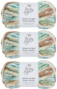 hobby lobby jumping juniper baby bee adore-a-ball super bulky yarn- set of 3