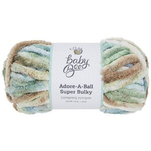 hobby lobby jumping juniper baby bee adore-a-ball super bulky yarn