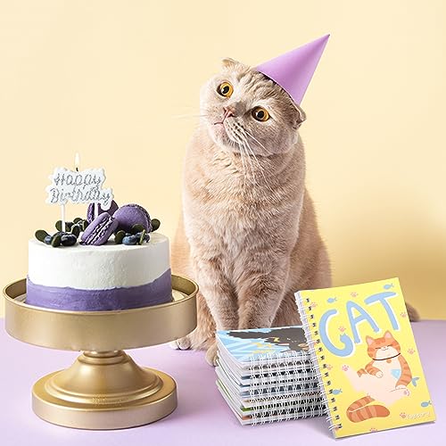 Tagitary Mini Notepads Cat Style Journal Notebooks,5.7X4 INCH Cat Themed Party Favors,16 PCS Small Pocket Notebooks,Fun School Classroom Prizes Goodie Bag Stuffers,Birthday Party Supplies for Kids