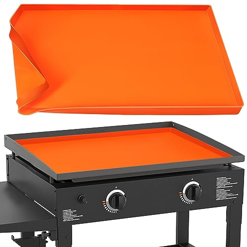 BYKITCHEN Silicone Griddle Cover for Blackstone 22 inch Griddle, Griddle Mat for Blackstone Tabletop Griddle, Grill Accessories for 22 inch Blackstone Griddle, Outdoor Protective Portable Grill Mat