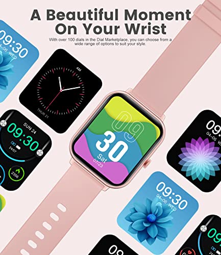 2023 Newest 1.83" Smart Watch for Womens,Answer/Make Calls Fitness Tracker with Heart Rate Sleep Monitor,Step Counter,21 Sports Modes,Activity Trackers Waterproof Smart Watch for Android iOS iPhones