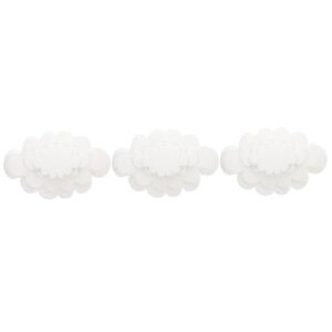 imikeya 3 sets shower decor fake ornament felt party art ceiling hanging christmas cloud decorative white baby decoration artificial pendants favor d wedding decorations