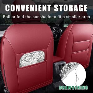 Ziciner Baby Car Seat Sun Shade Cover, Infant Auto Seats Heat Protector Keeps Baby's Carseat at Cooler Temperature, Blocks Out Heat & Sun UV Covers, Universal Baby Travel Accessories