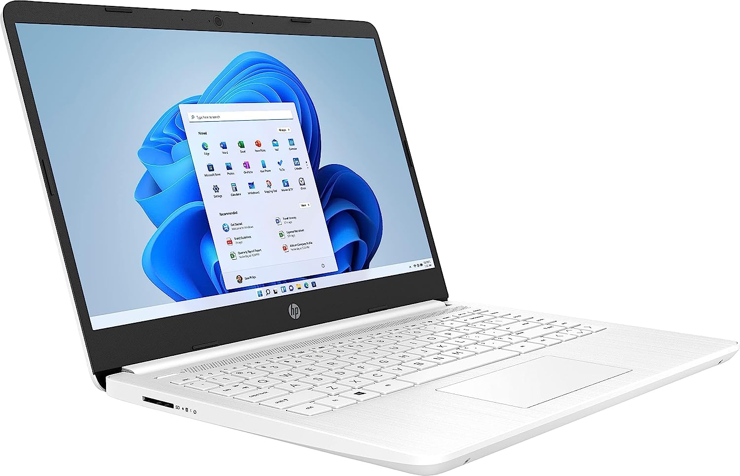 HP Laptop, Newest 14" Ultral Light Laptop for Students and Business, Intel Celeron N4120, 16GB RAM, 192GB Storage(64GB eMMC+128GB Micro SD), WiFi, Bluetooth, HDMI, Webcam, USB-A&C, Win11 S-White