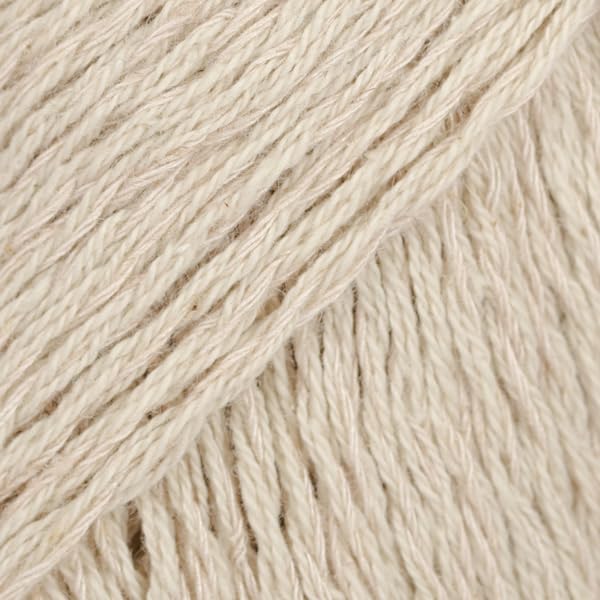 Knitting Yarn of Cotton, Viscose and Linen, Drops Belle, DK, Light Worsted Weight, 1.8 oz 131 Yards (23 Mint Cream)