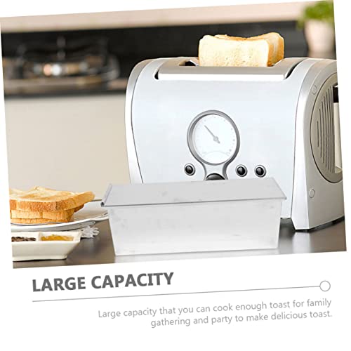 Abaodam Box Toast Box Bread Toast Box Non- Stick Bread Pan Bread Loaf Pan Mini Toast Stainless Steel Griddle Cake Stencils Loaf Pans for Baking Non-stick Loaf Pan Molds for Baking Tray