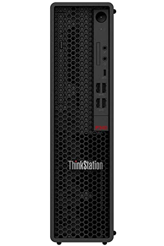 Lenovo ThinkStation P340 SFF Home & Business Desktop (Intel i7-10700 8-Core, 64GB RAM, 4TB SATA SSD, Intel UHD 630, USB 3.2, Display Port, SD Card, Black, Win 11 Pro) Refurbished (Renewed)