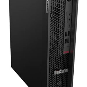 Lenovo ThinkStation P340 SFF Home & Business Desktop (Intel i7-10700 8-Core, 64GB RAM, 4TB SATA SSD, Intel UHD 630, USB 3.2, Display Port, SD Card, Black, Win 11 Pro) Refurbished (Renewed)