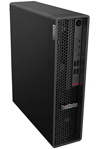 Lenovo ThinkStation P340 SFF Home & Business Desktop (Intel i7-10700 8-Core, 64GB RAM, 4TB SATA SSD, Intel UHD 630, USB 3.2, Display Port, SD Card, Black, Win 11 Pro) Refurbished (Renewed)