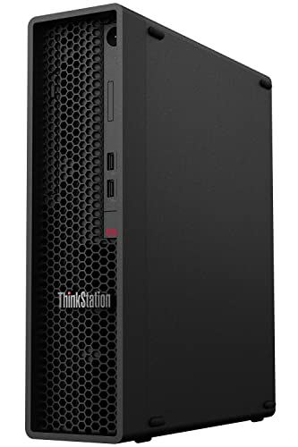 Lenovo ThinkStation P340 SFF Home & Business Desktop (Intel i7-10700 8-Core, 64GB RAM, 4TB SATA SSD, Intel UHD 630, USB 3.2, Display Port, SD Card, Black, Win 11 Pro) Refurbished (Renewed)