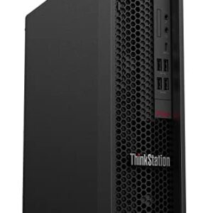 Lenovo ThinkStation P340 SFF Home & Business Desktop (Intel i7-10700 8-Core, 64GB RAM, 4TB SATA SSD, Intel UHD 630, USB 3.2, Display Port, SD Card, Black, Win 11 Pro) Refurbished (Renewed)