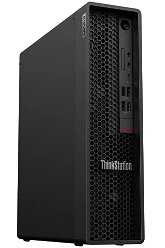 Lenovo ThinkStation P340 SFF Home & Business Desktop (Intel i7-10700 8-Core, 64GB RAM, 4TB SATA SSD, Intel UHD 630, USB 3.2, Display Port, SD Card, Black, Win 11 Pro) Refurbished (Renewed)