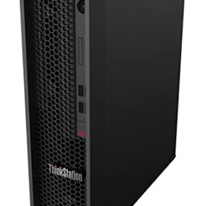 Lenovo ThinkStation P340 SFF Home & Business Desktop (Intel i7-10700 8-Core, 16GB RAM, 1TB SATA SSD, Intel UHD 630, USB 3.2, Display Port, SD Card, Black, Win 11 Pro) Refurbished (Renewed)