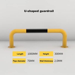 Parking Post Anti-Theft Lock Parking Space,Lockable U Type Folding Parking Barrier,Driveway Post Pole for Commercial or Private Use