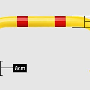 Parking Posts Lockable, Private Car Parking Latch Space Lock, Space Saver Car Park Driveway Guard Saver, Easy Installation, Against Pressure (Size : 80cm×33cm) (60cm×33cm) () ()