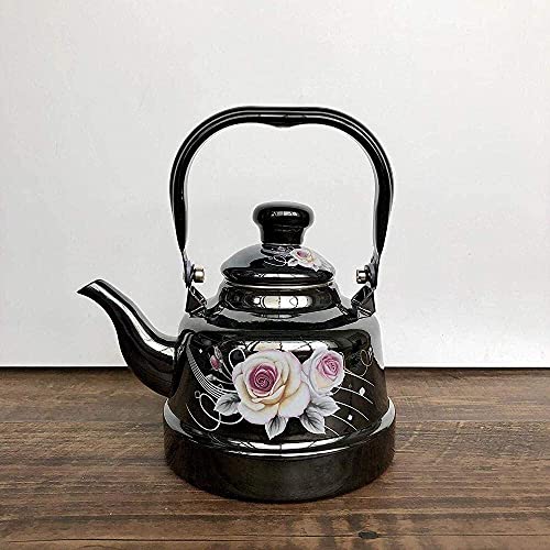 SCOOVY Chinese Tea Pots Tea Sets Enameled Kettle Kettles Tea Pots Enamel Teapot Kettle Boiling Water Induction Cooker Gas Stove Universal