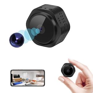 spy hidden cameras 1080p hd smallest wireless security cameras mini battery portable nanny cam night vision motion alerts secret surveillance little cameras for indoor/home