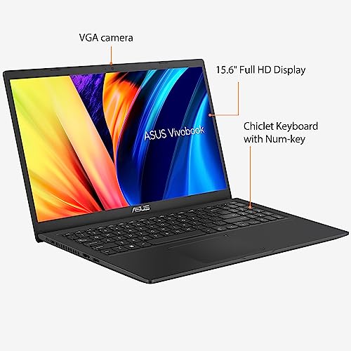 ASUS VivoBook 15 15.6" FHD Business Laptop Computer, Intel Quad-Core i5-1135G7 up to 4.2GHz (Beat i7-1065G7), 32GB DDR4 RAM, 1TB PCIe SSD, AC WiFi, Bluetooth, Black, Windows 11 Pro, BROAG HDMI Cable