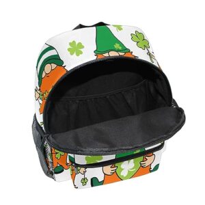 ODAWA St Patricks Day Irish Gnomes Backpack for Kids School Backpack for Girls