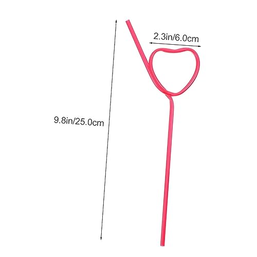 Healifty 25Pcs straw Party Accessories Party Supply Home Supply disposable drinking cocktail stanly bridal shower favors flexible trim drink garnish wedding decor the pet milk child jar