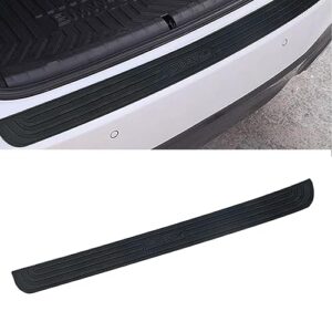 gkmow 1 pc general motors trunk bumper strip, 35" x 2.75" pvc trunk door entry guard, anti-scratch personalized car protection trim accessory, fits most models (black #sport)