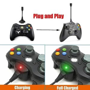 Xbox 360 Controller Charger Cable, Game Handle Charging Cord, Wireless Controller USB Charging Wire Compatible with Microsoft Xbox360 Xbox 360 Slim Wireless Game Controllers-5ft